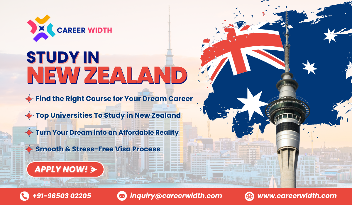 Study in New Zealand For Indian Students | Career Width