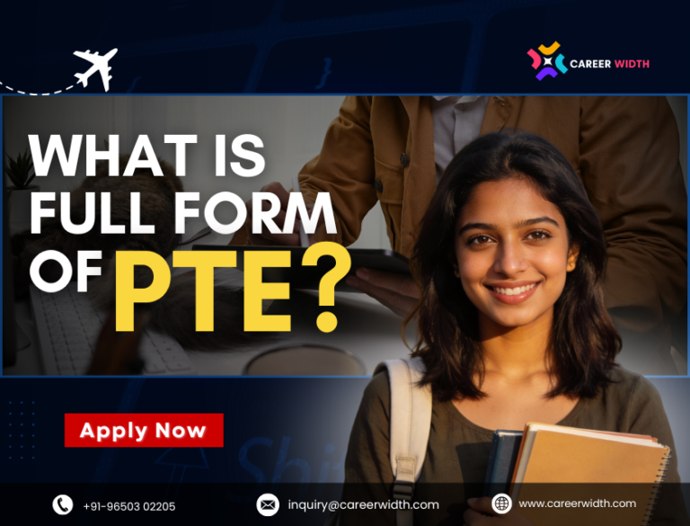 What is Full Form of PTE?